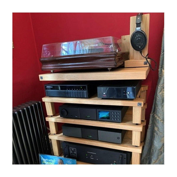 Hi Fi Racks Headphone Holder Timber | Groove Central